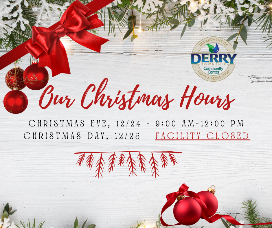 Derry Township eNews - December 8, 2023