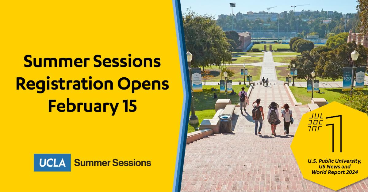Start planning your summer at UCLA!