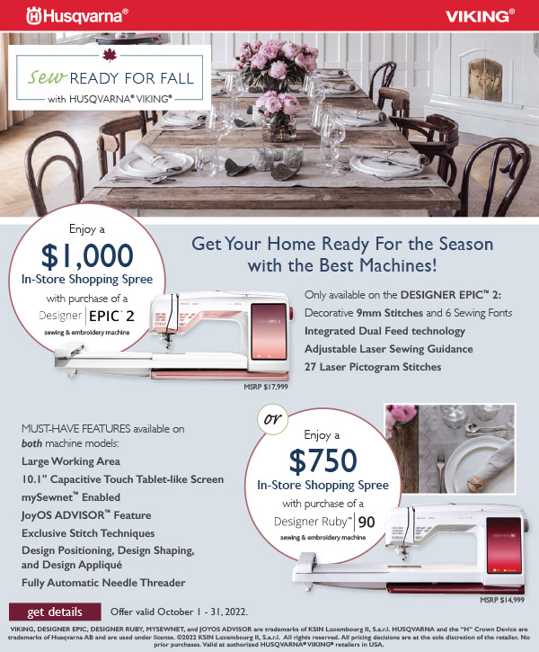 October Specials from VIKING