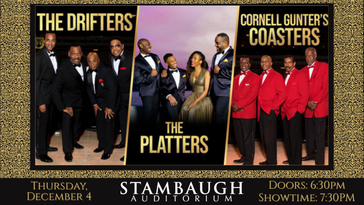 Just Announced: Cornell Gunter's Coasters, The Drifters, and the Platters