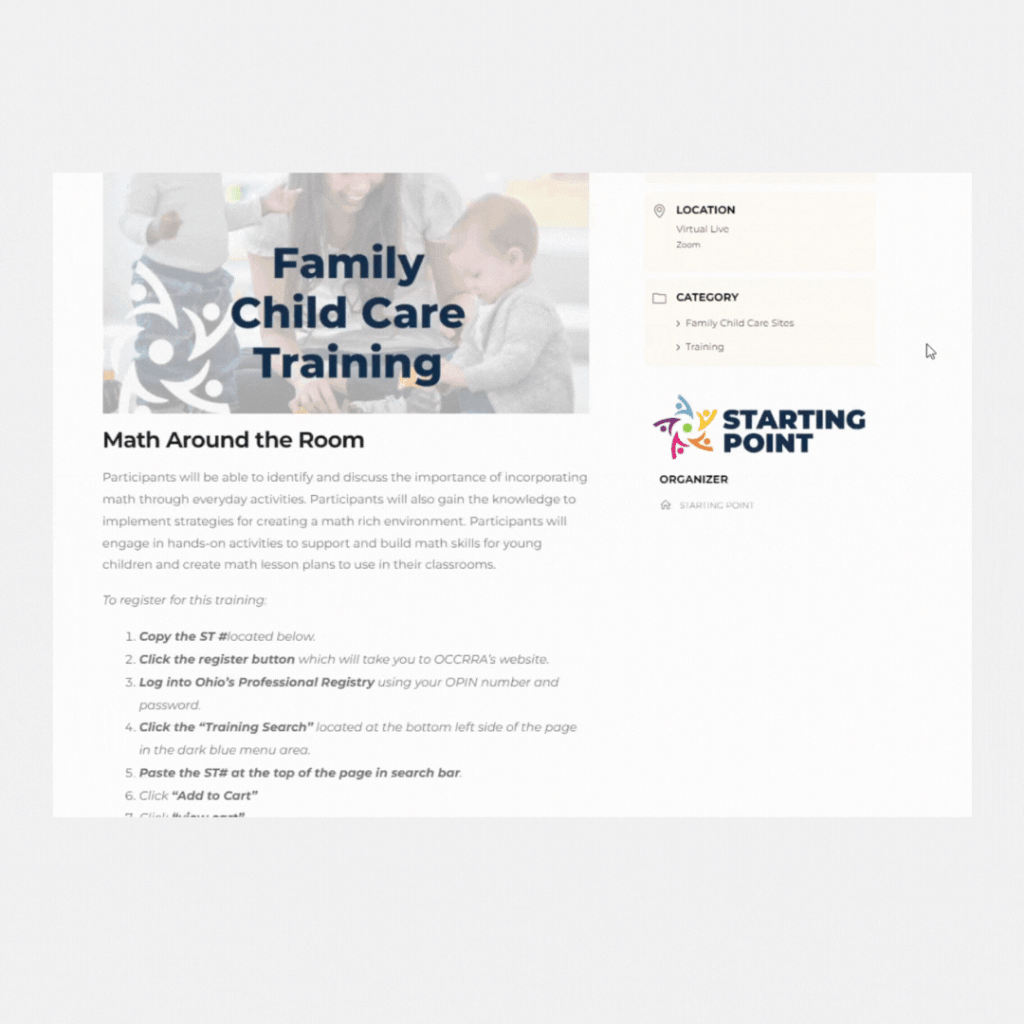 Introducing Our New Digital Training Calendar!
