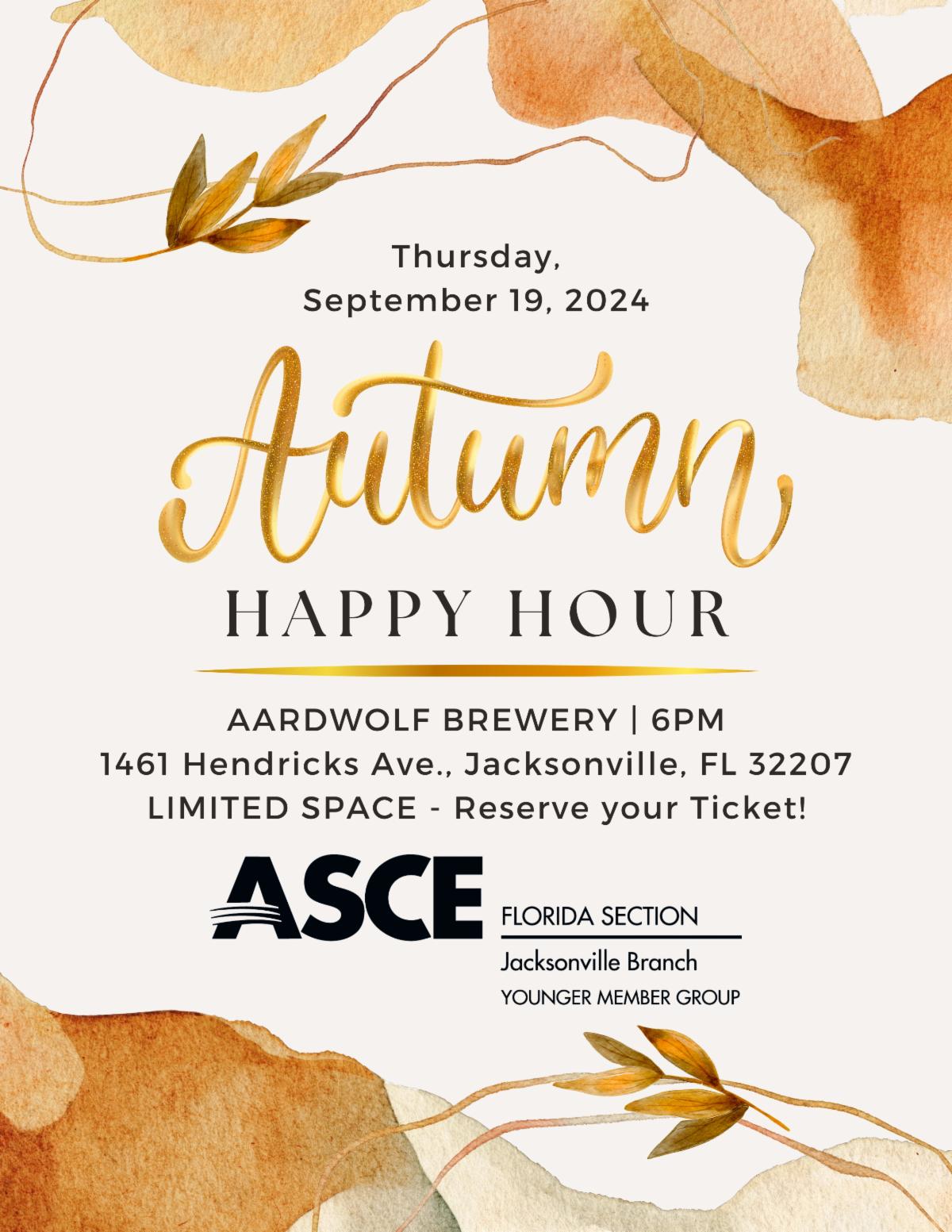 ASCE Jax YMG - Autumn Happy Hour