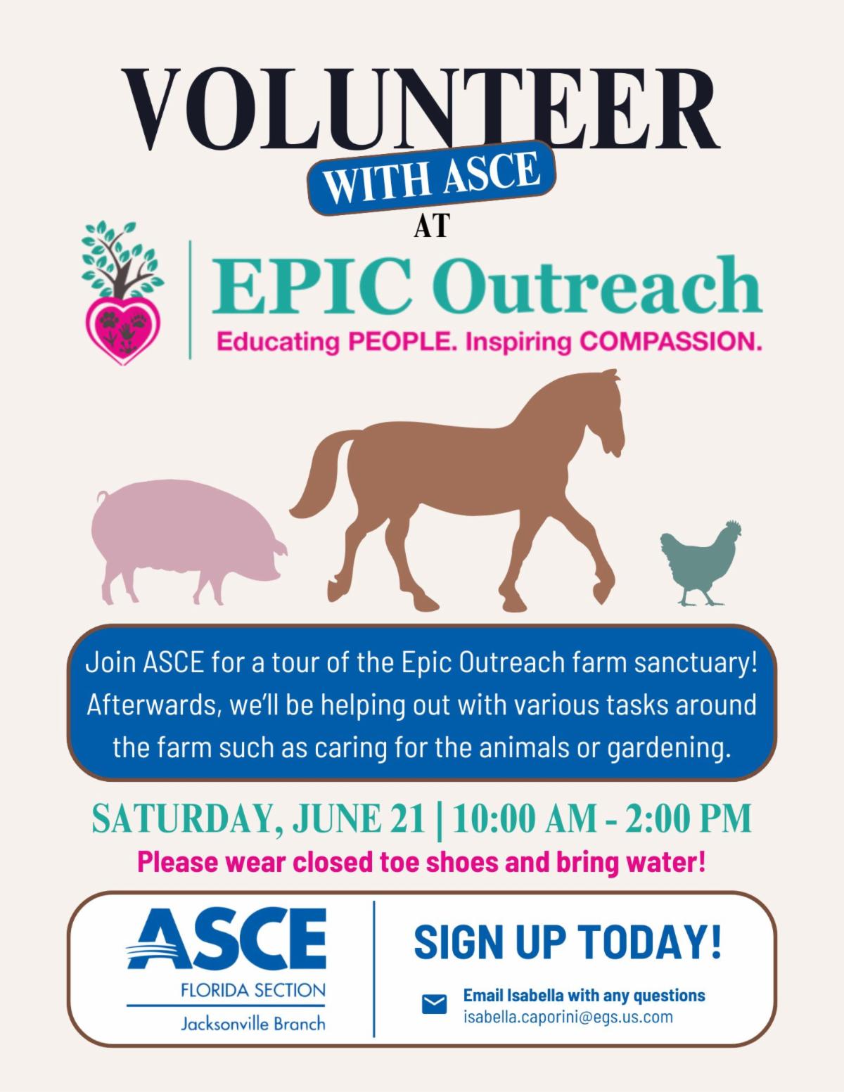 Epic Outreach Farm Volunteer Event
