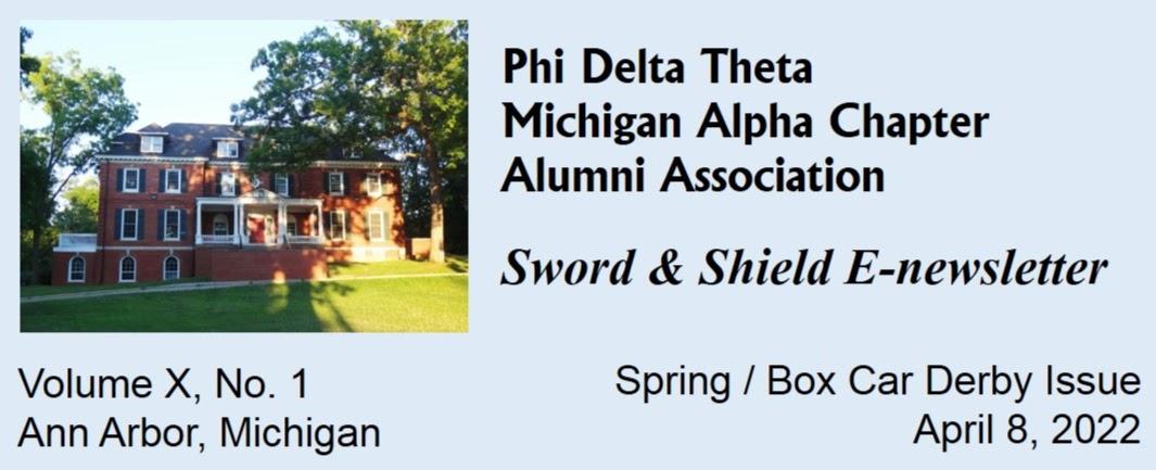 PDT Michigan Alpha Sword & Shield E-newsletter Spring 2022 Issue