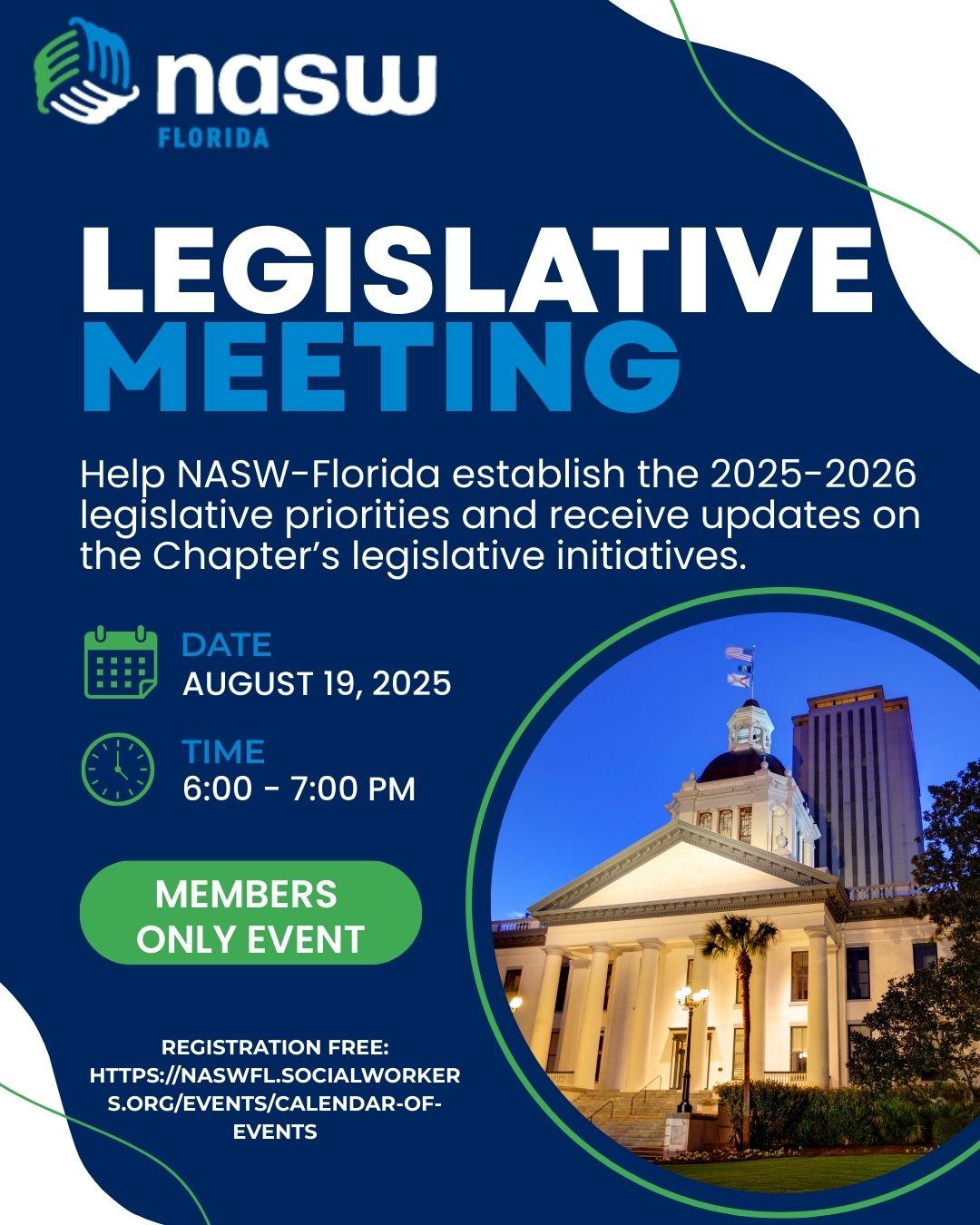 8-19-25 NASW-FL Legislative Meeting