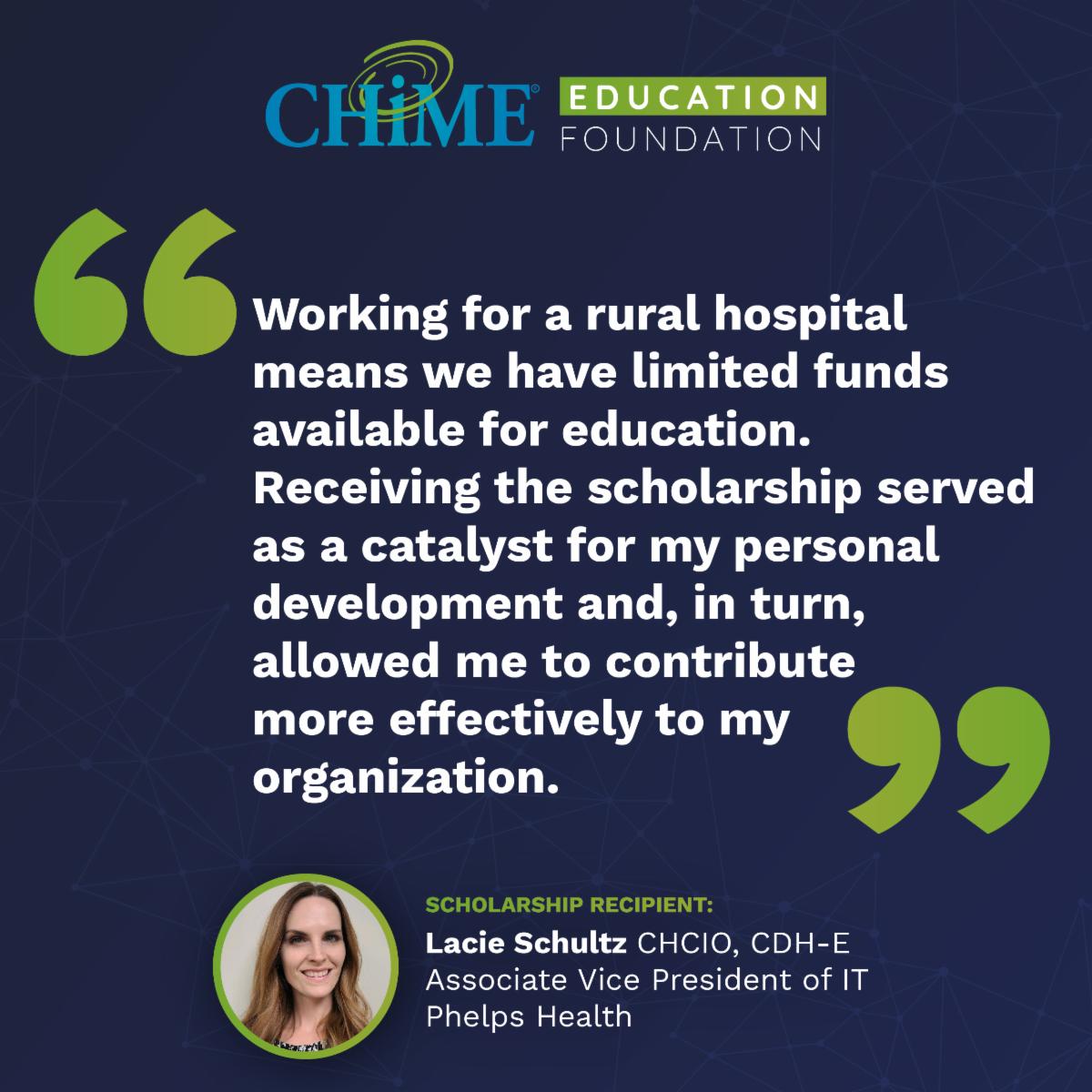 Lacie’s Story: The Lasting Impact of the CHIME Education Foundation