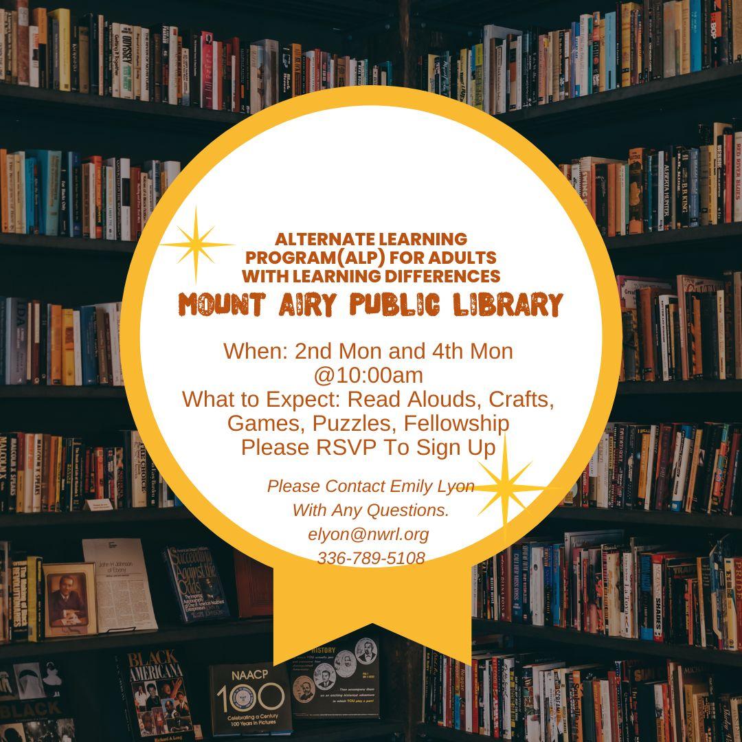 Mount Airy Public Library Events for April