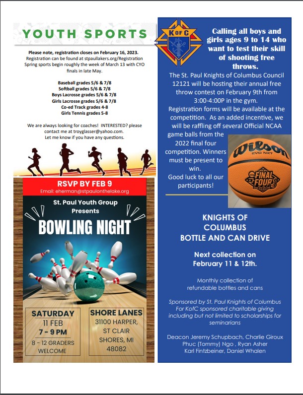 Religious Education February 2023 Newsletter