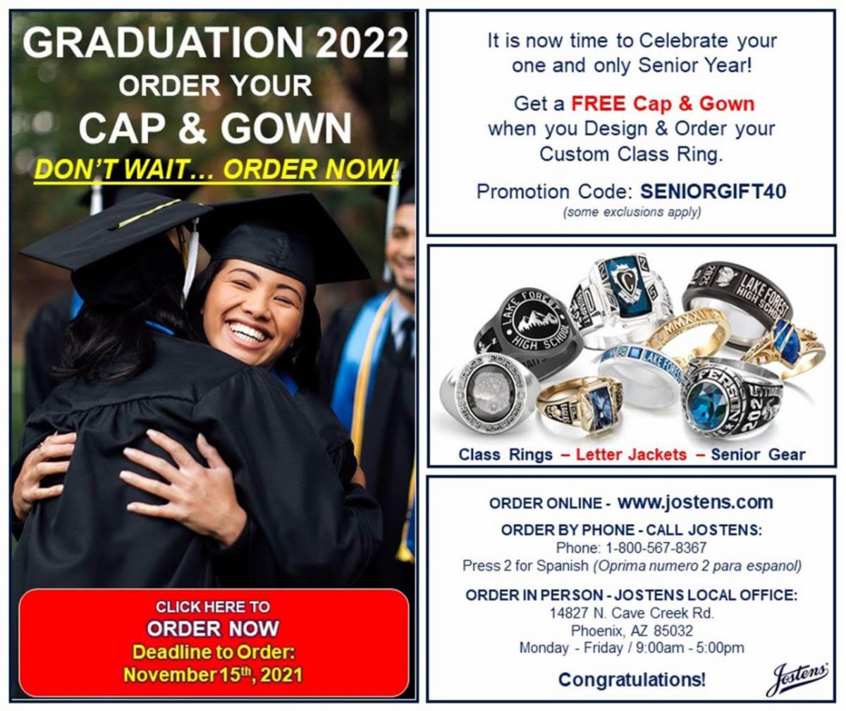 Senior Cap & Gown Ordering