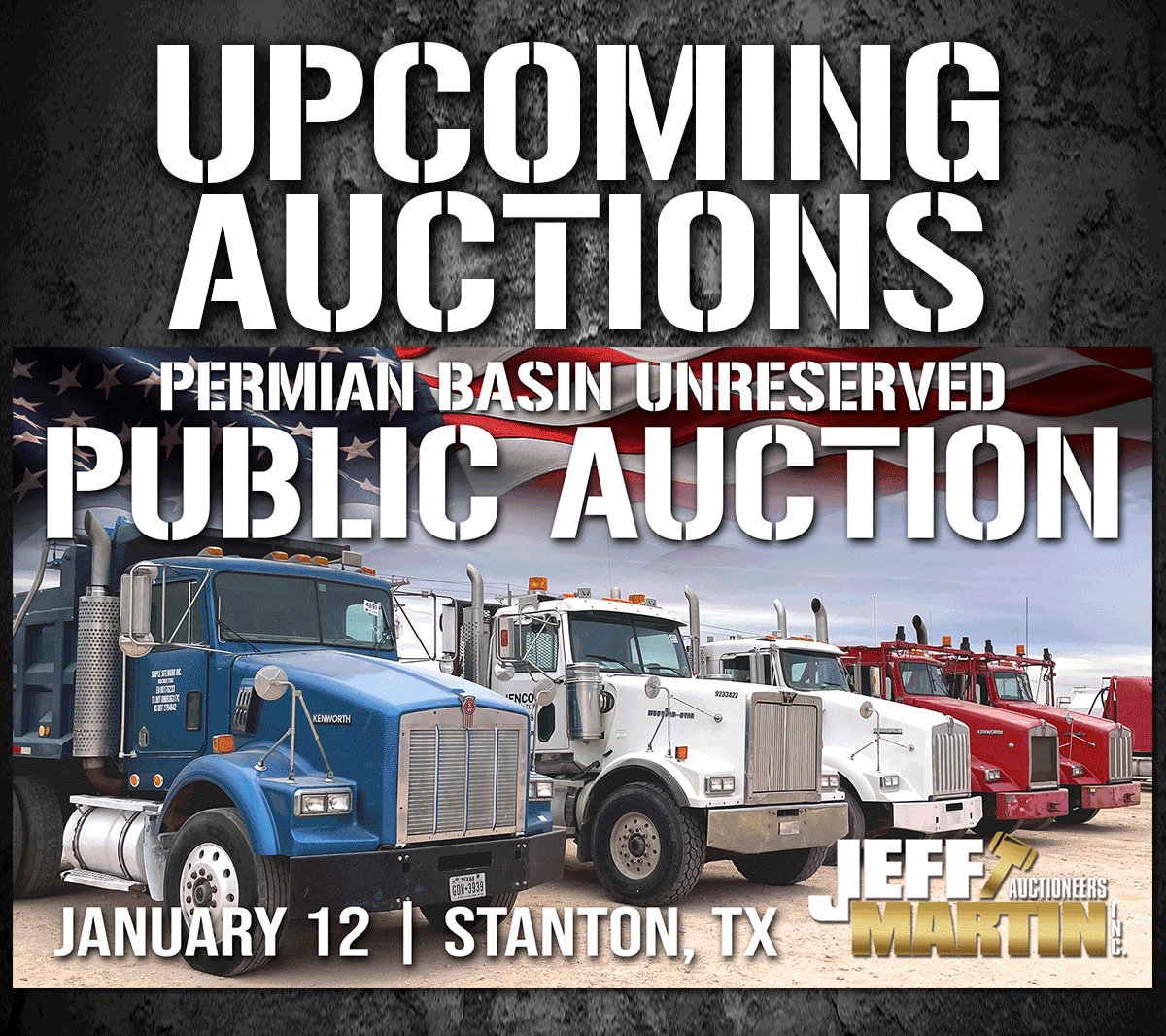 Jeff Martin Auctioneers Present the Feb 13-15. Kissimmee, FL Auction!