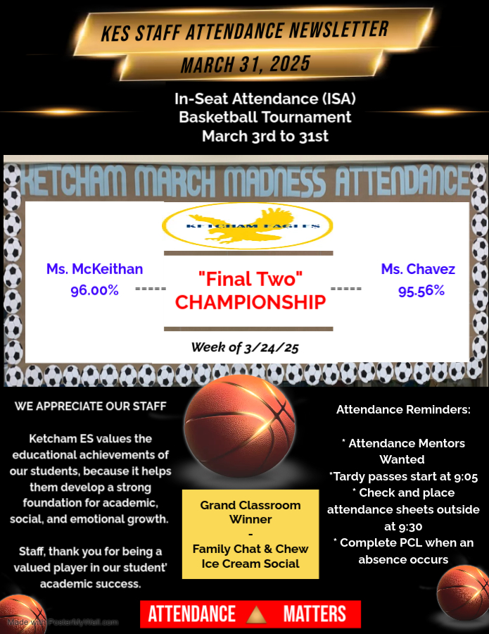 Ketcham ES Weekly Update!