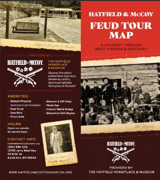 Introducting the Hatfield & McCoy Feud Tour Map!