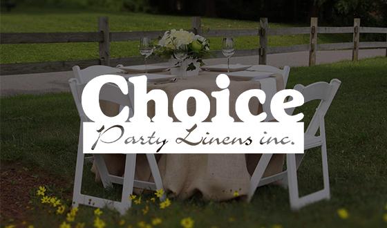 The Choice Party Linens Ordering Portal