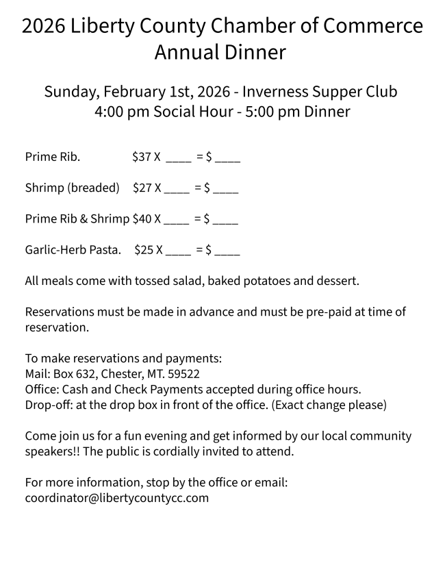 Chamber Update January 14th 2026