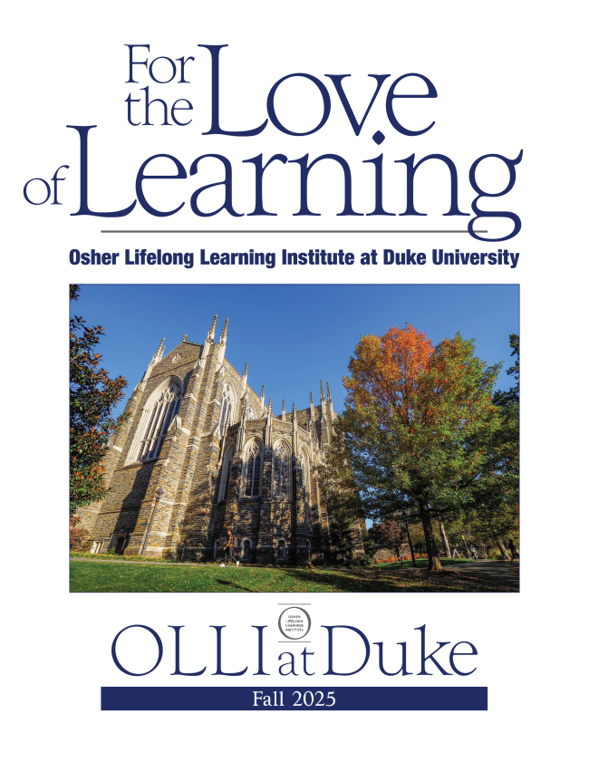 Newsletter - Fall Into Learning: The OLLI Fall 2025 Catalog if Here