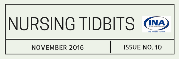 Nursing Tidbits--November Issue