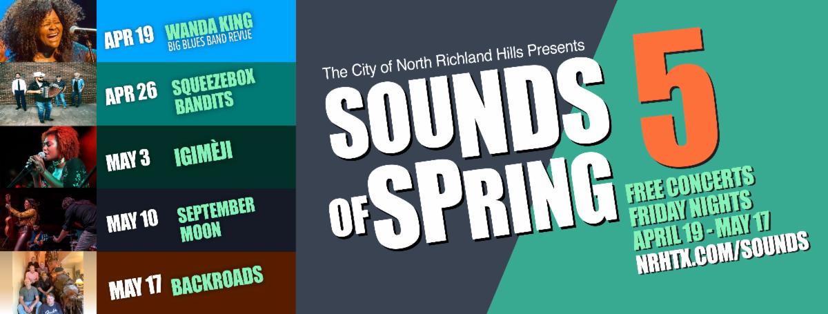 Get Ready for the 2024 Sounds of Spring Concert Series in NRH!