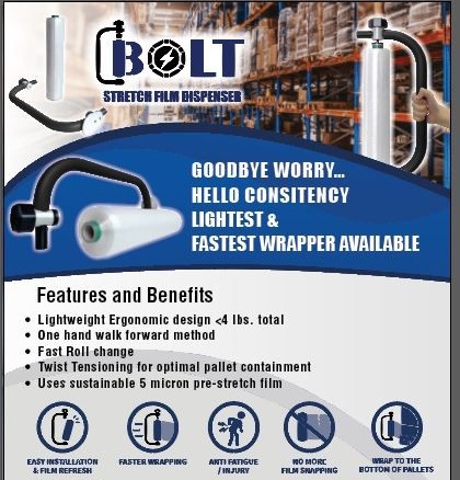 Introducing the BOLT HAND FILM DISPENSER