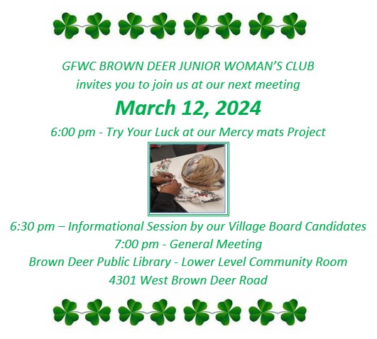 News from the Village of Brown Deer