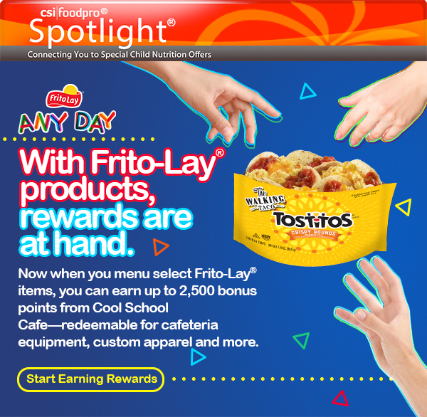 With Frito-Lay® products, rewards are at hand