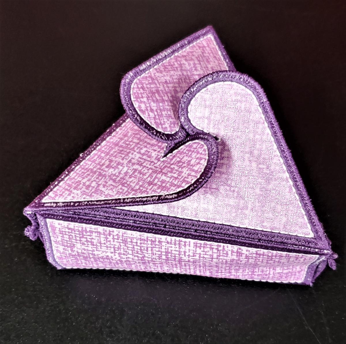 Free Standing applique makes these unique Gift Boxes in the hoop.