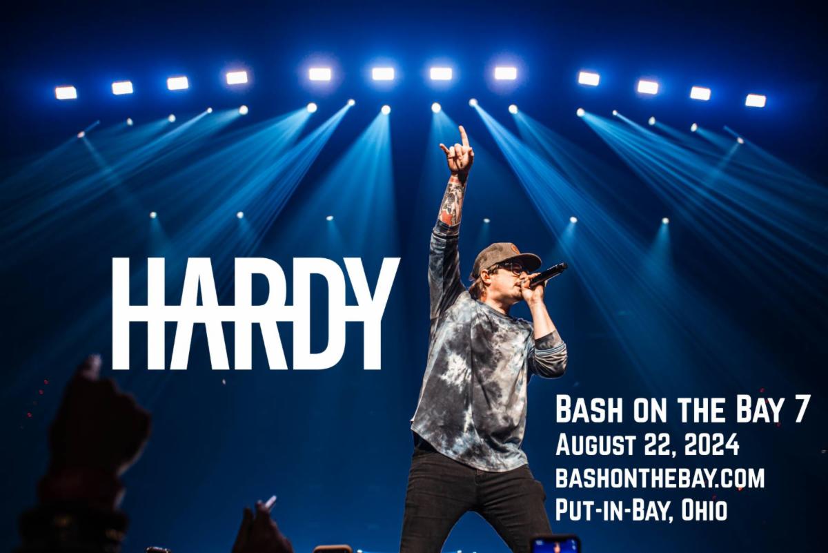 Hardy to Headline Bash on the Bay 7!