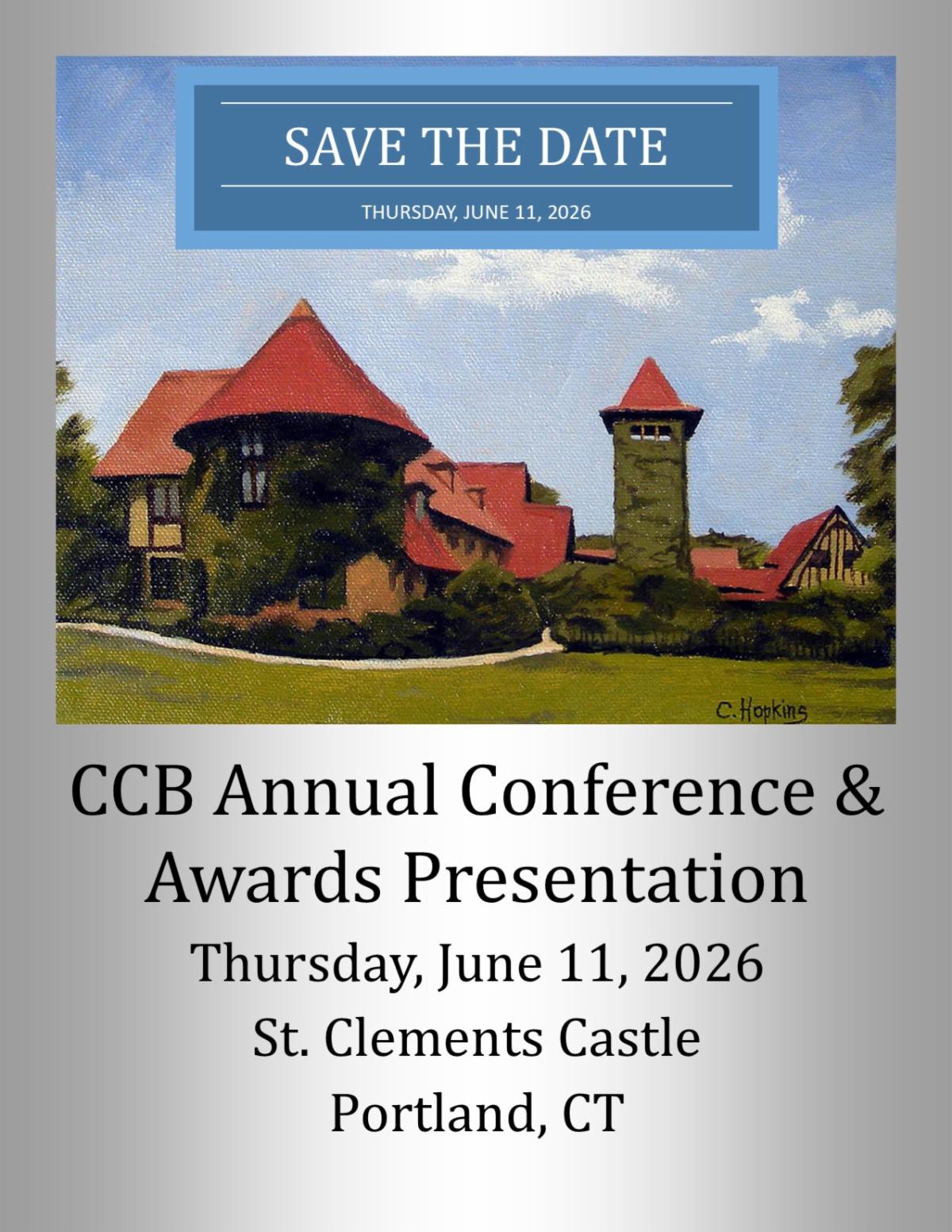 CCB Annual Conference and Awards Presentation - June 11, 2026