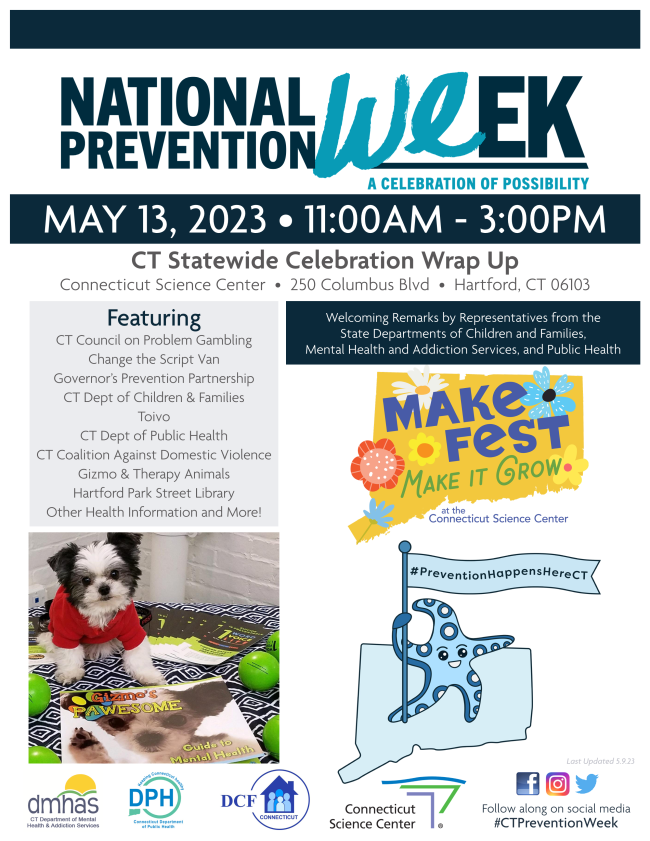 National Prevention Week: CT Statewide Celebration Wrap Up at the ...
