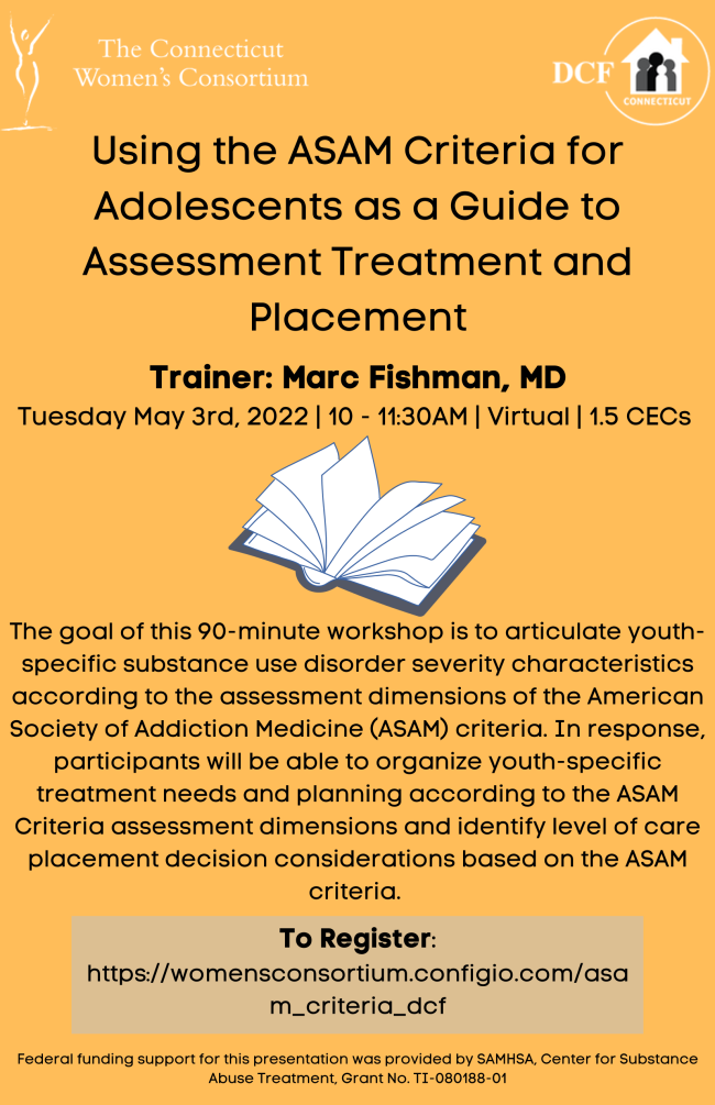 Using the ASAM Criteria for Adolescents as a Guide to Assessment ...