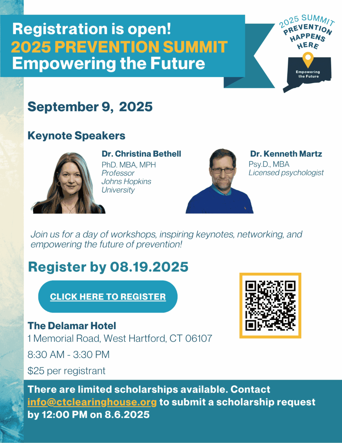 Registration is Open! 2025 Connecticut Prevention Summit