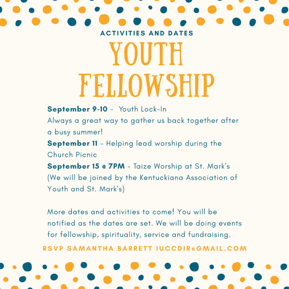 September Recorder - Loaded with Important IUCC Information!