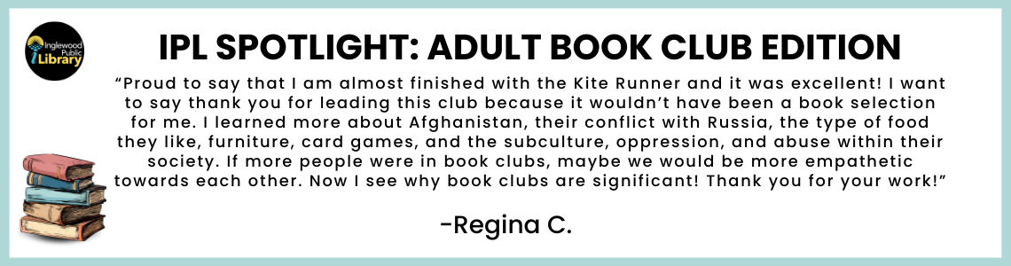 Inglewood Public Library Weekly Newsletter - May 19 - May 24, 2025