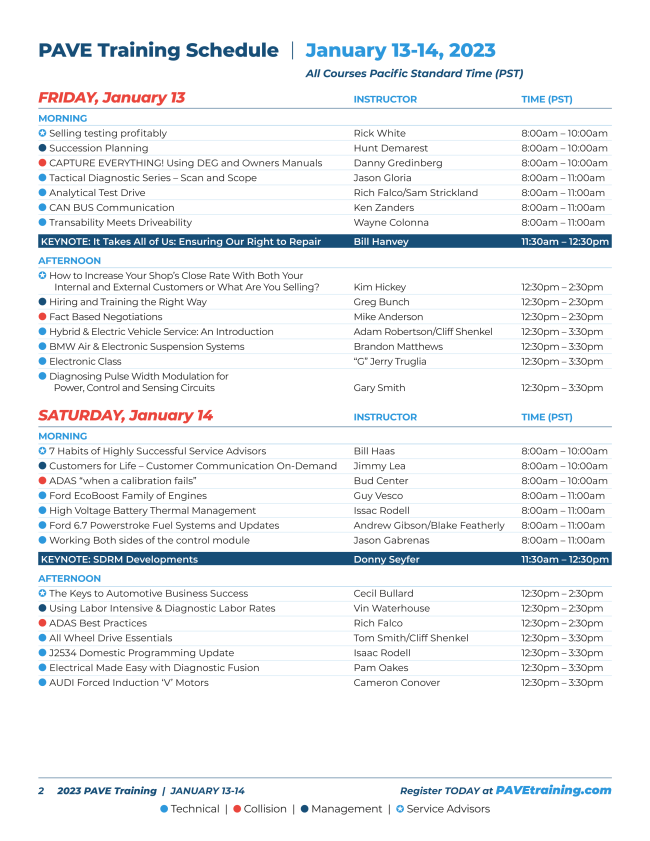PAVE 2023 Virtual Training - Get Registered Now!!