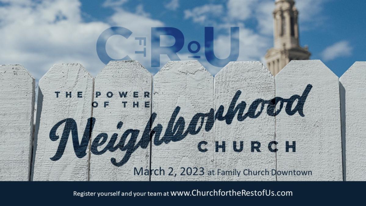 Family Church Conference in March