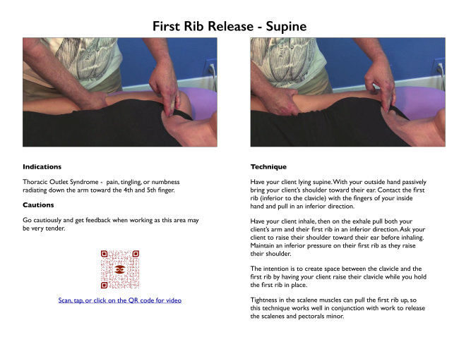 Featured Technique - First Rib Technique
