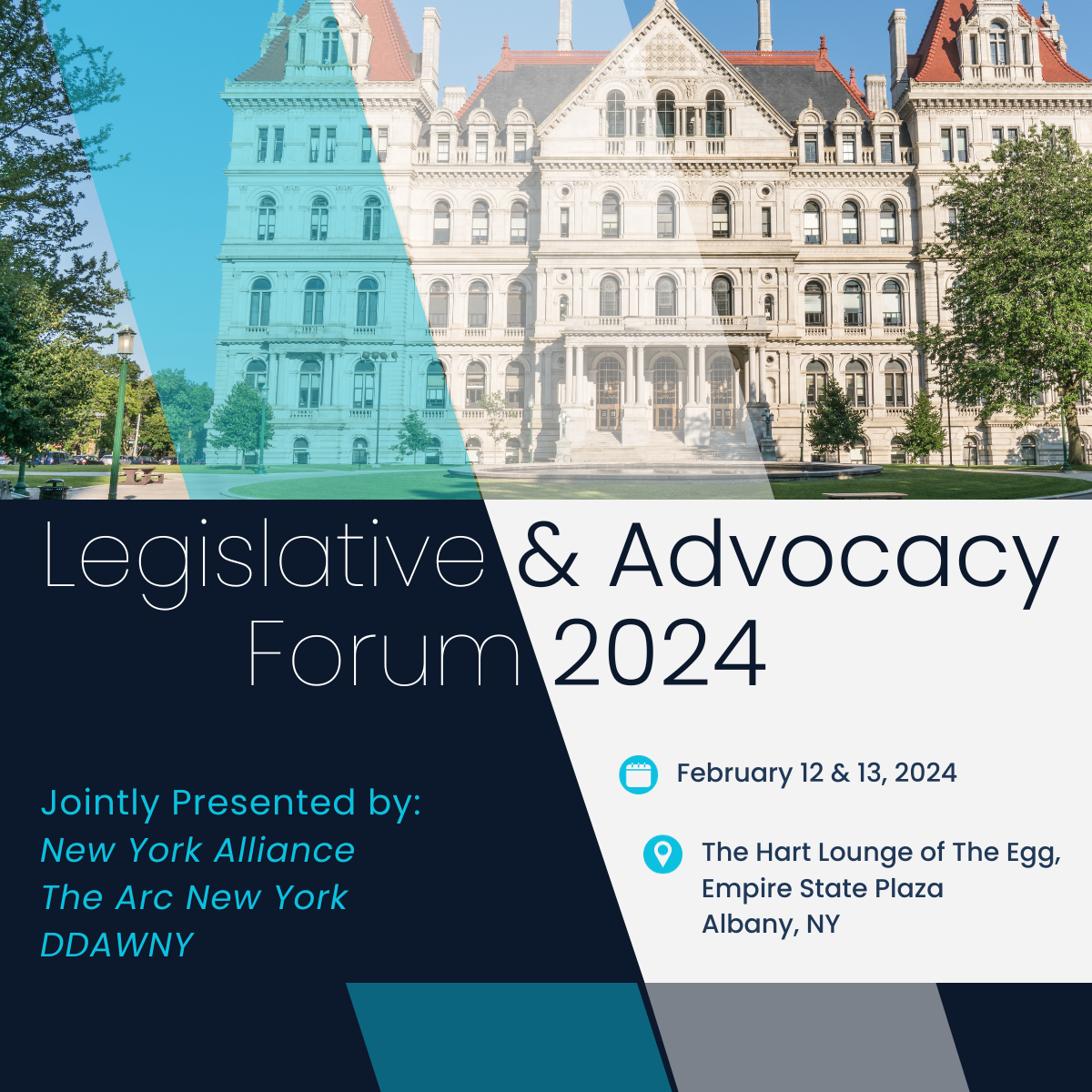 2024 Joint Legislative & Advocacy Forum - Save the Date