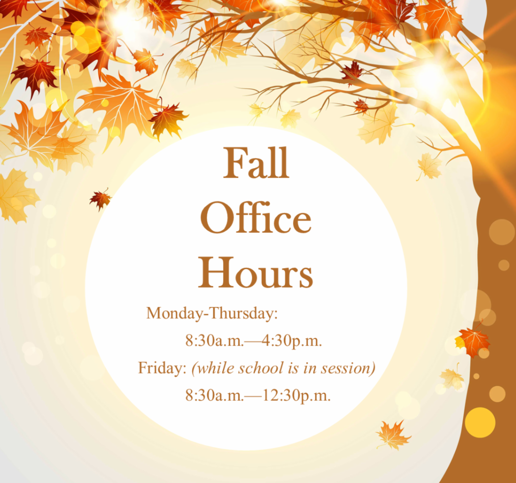 Sunday Fall Services at 8:00 a.m. & 10:30 a.m.