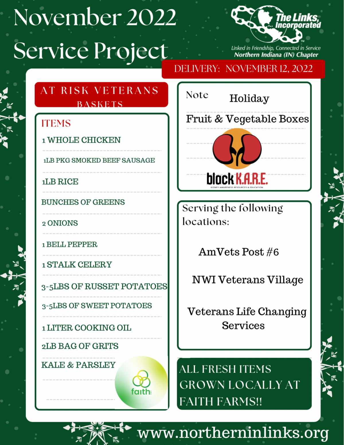 Northern Indiana (IN) Chapter of the Links, Incorporated to Provide ...