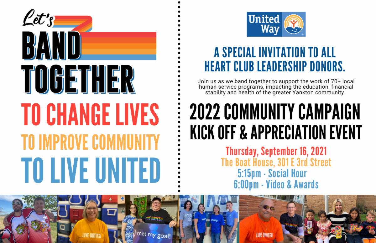 , join us for our upcoming Community Campaign Kickoff & Appreciation Event