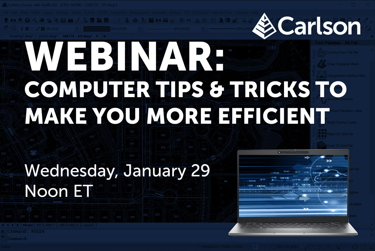 Carlson January 2025 News – Carlson User Conference, Computer Tips ...