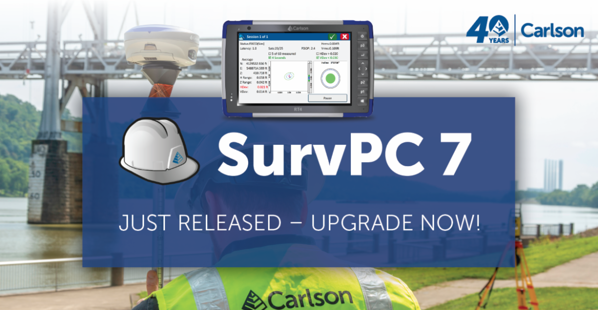 Carlson February 2023 News – SurvPC 7 Released, User Conference 2023, Editing Raw Field Data ...