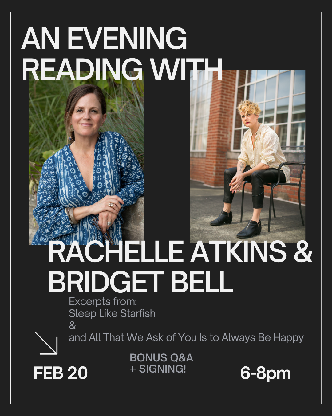 Author Talk: Rachelle Atkins & Bridget Bell