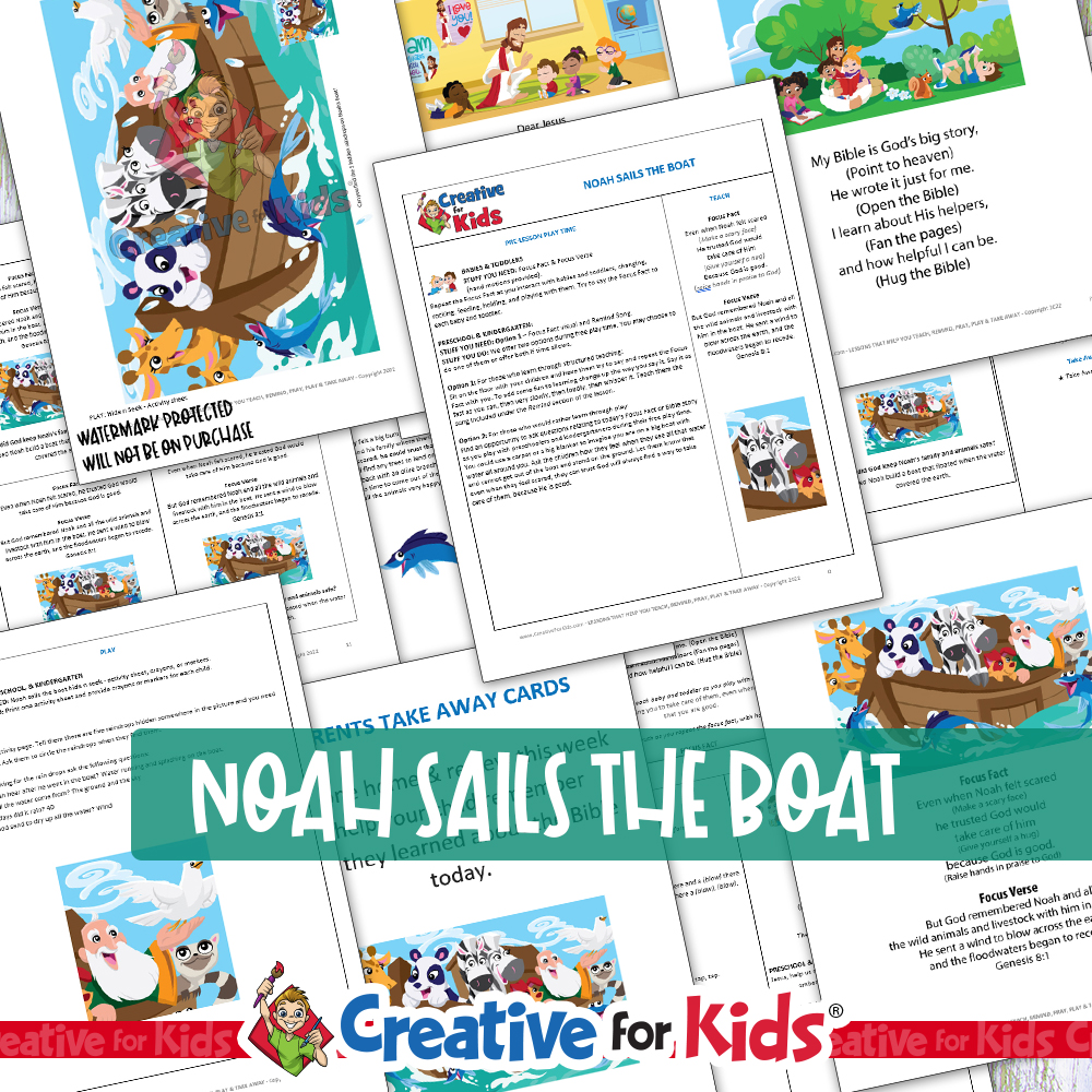 Free Noah's Ark Preschool Lesson Download