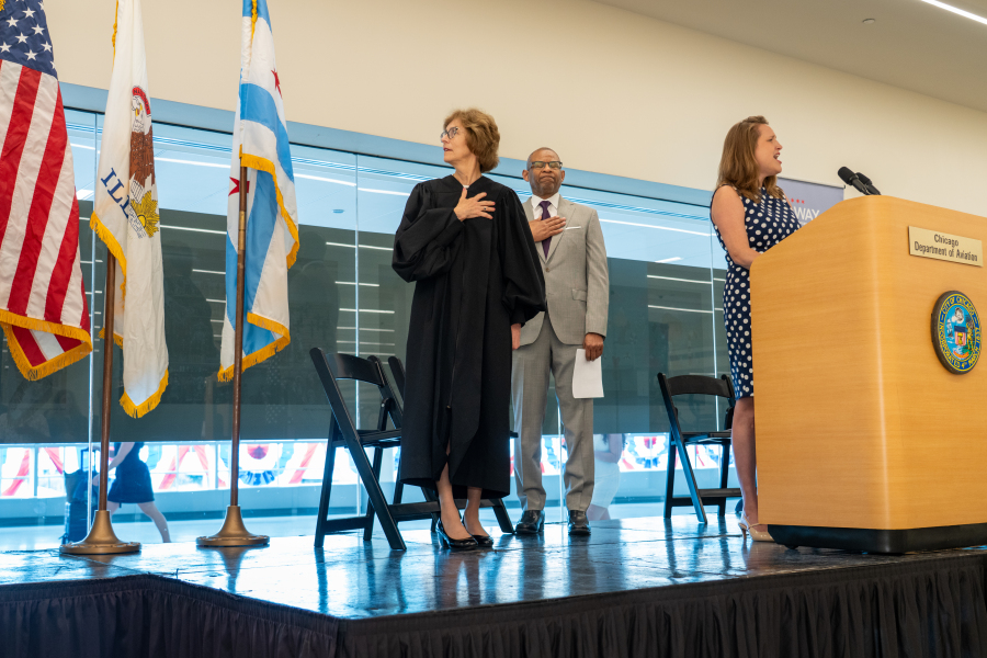 Mayor Johnson breaks ground on $47 million Midway runway project