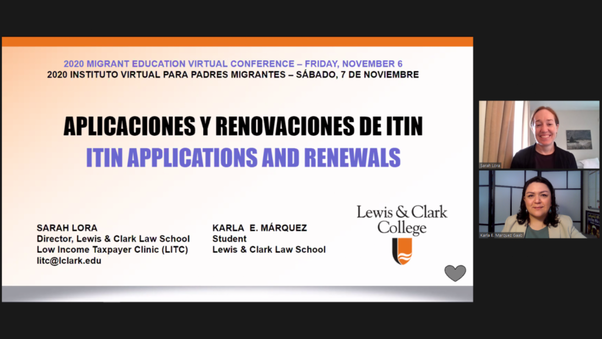 News from the L&C Low Income Taxpayer Clinic