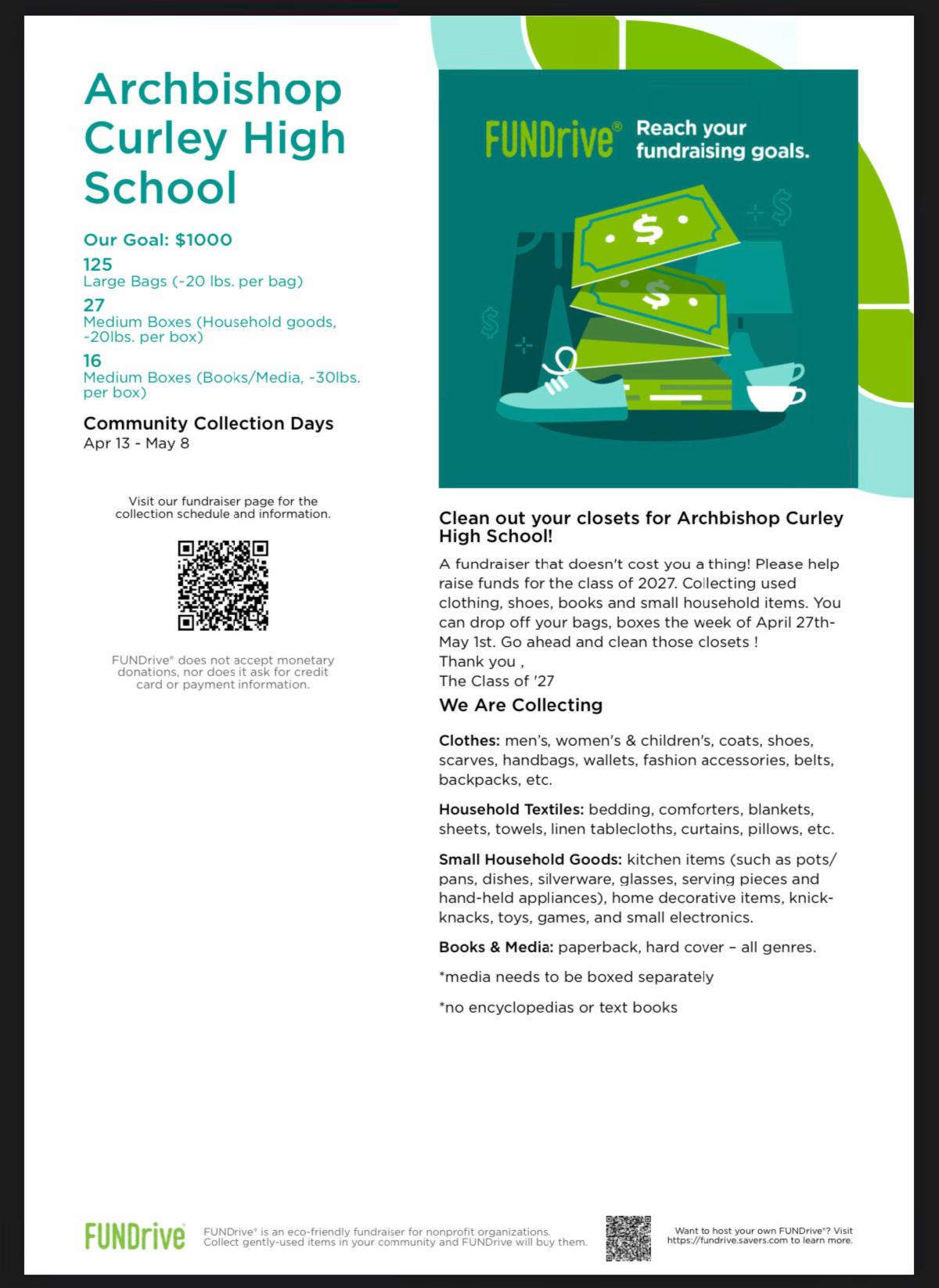 Curley Family Weekly Bulletin