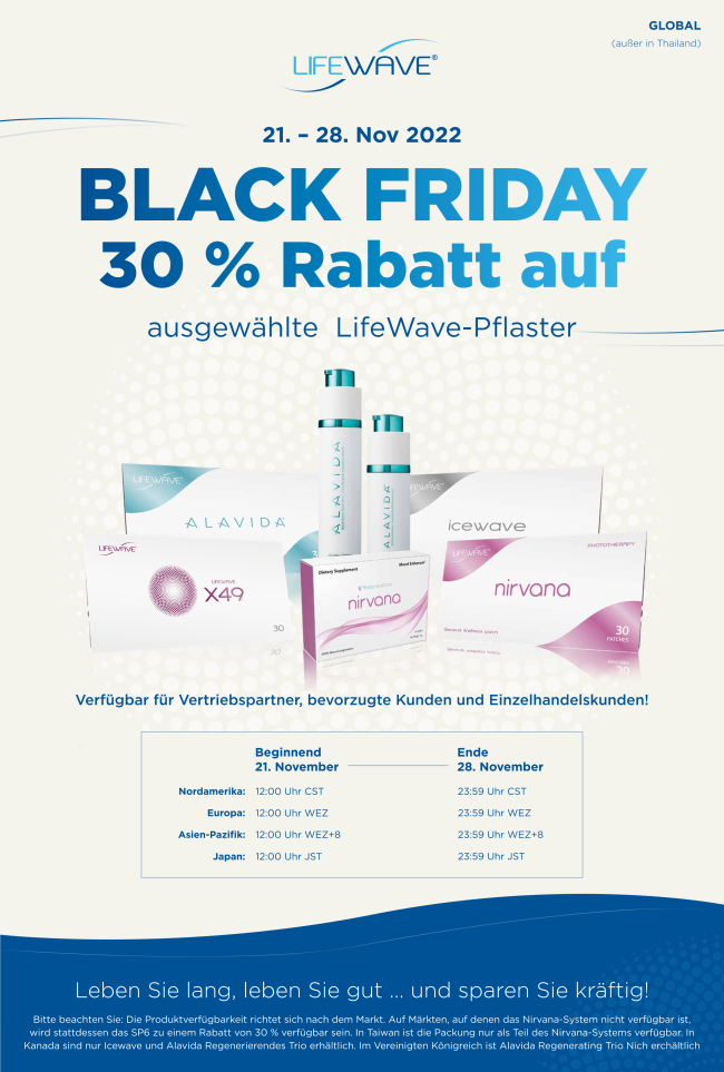 Leben Sie lang, leben Sie gut … und sparen Sie kräftig! 30 % Rabatt auf ...