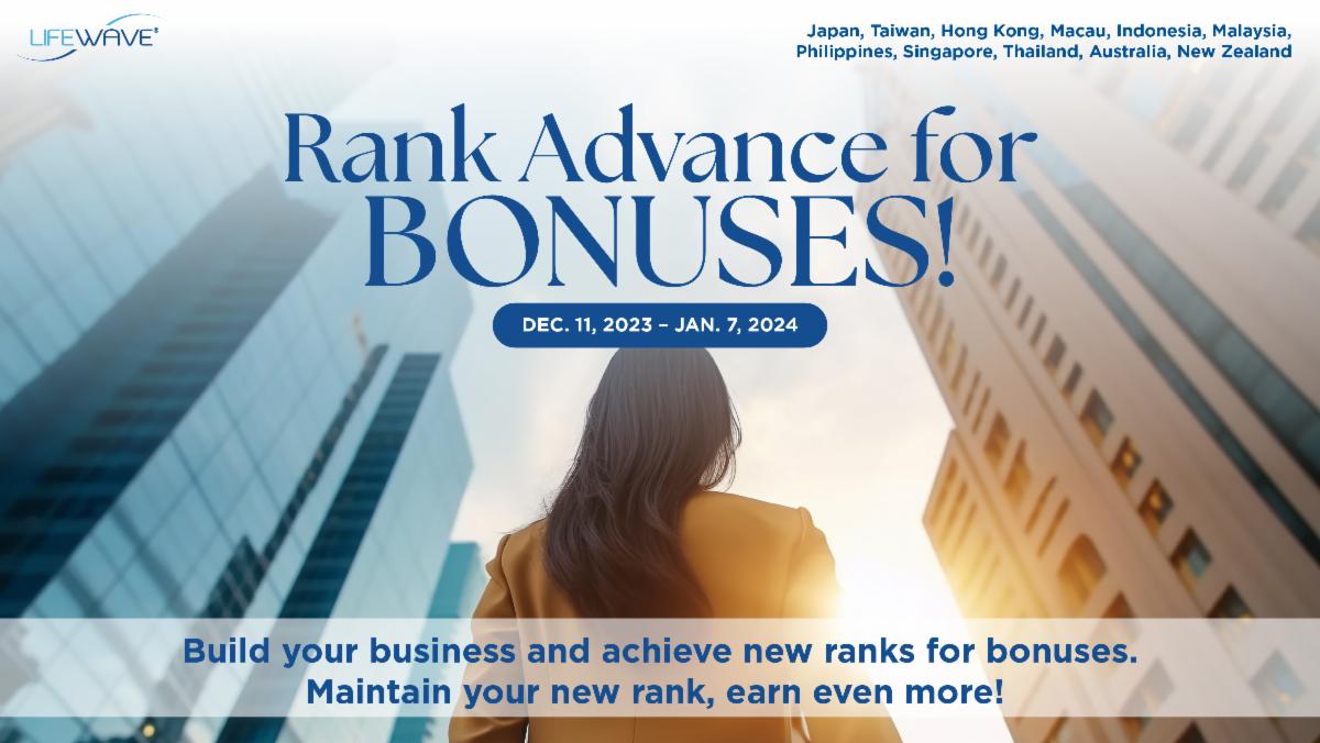 Rank advance for rewards!