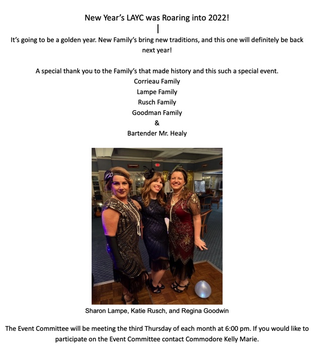 LAYC Luff Lines - January 4