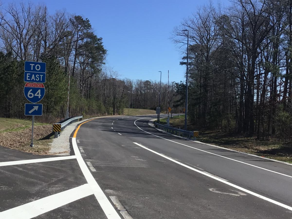 IMPROVEMENTS TO TWO INTERSTATE ON-RAMPS COMPLETE IN NEWPORT NEWS